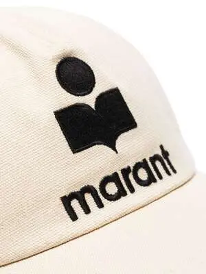 Isabel Marant Étoile Tyron Logo-embroidered Baseball Cap - Neutrals