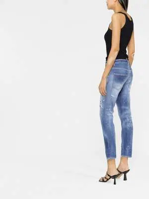 Dsquared2 Low-rise Cropped Jeans