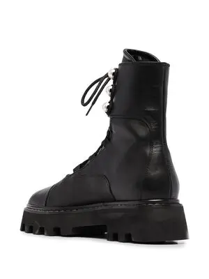 NICHOLAS KIRKWOOD Pearlogy Combat Boots
