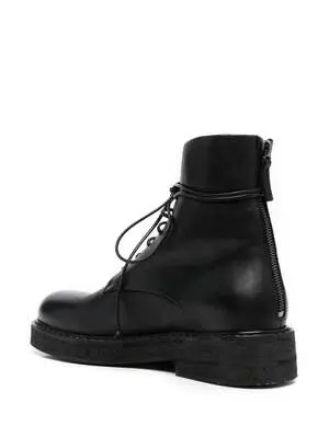 Marsèll Parruca Leather Combat Boots - Black