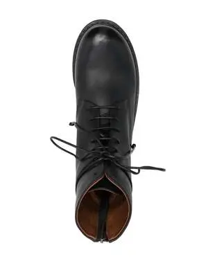 Marsèll Parruca Leather Combat Boots - Black