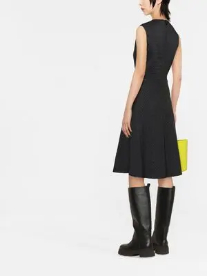 Moncler Quilted Sleeveless Dress