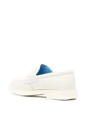 Camper Padded Leather Loafers - White