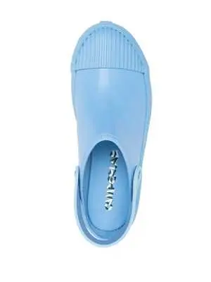 Camper Logo-strap Mules - Blue