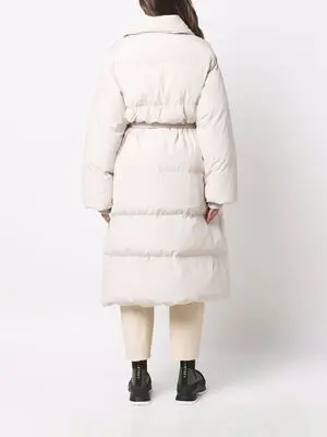 Stella McCartney Funnel-neck Long Puffer Coat