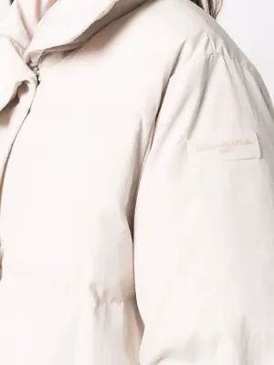 Stella McCartney Funnel-neck Long Puffer Coat