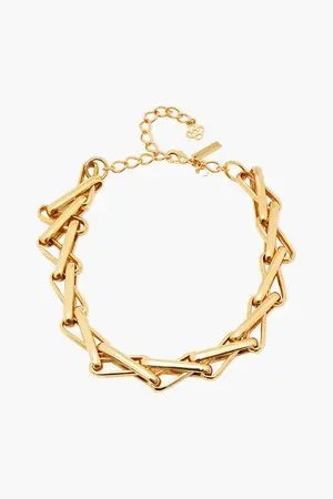 Oscar De La Renta Oscar De La Renta Gold Tone Chain Necklace - Gold
