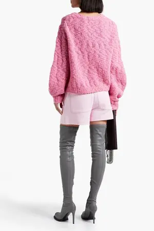 Helmut Lang Boucléknit Woolblend Sweater