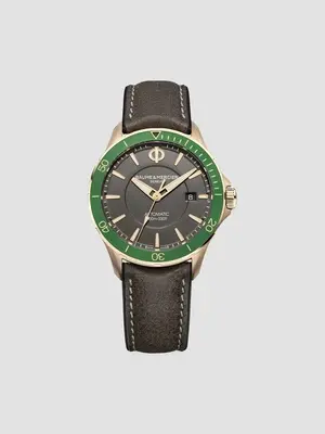 Baume & Mercier Clifton Club Bronze & Leather Strap Watch