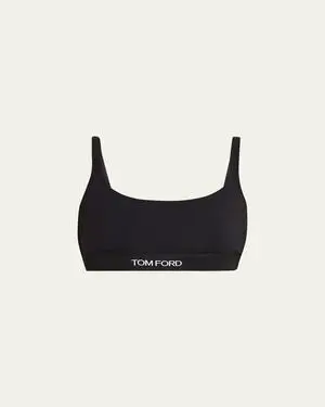 TOM FORD Logo Band Jersey Bralette