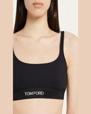 TOM FORD Logo Band Jersey Bralette