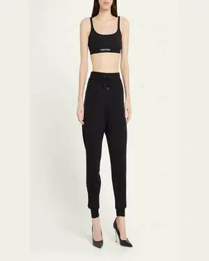 TOM FORD Logo Band Jersey Bralette