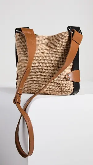 Isabel Marant Étoile Mini Bayia Hobo Bag - Natural/cognac