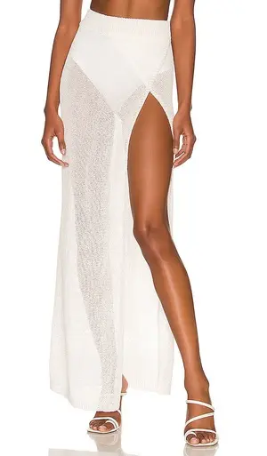 Superdown Keva Wrap Maxi Skirt