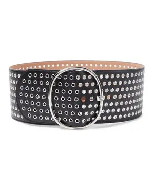 Alaïa Embellished Leather Belt