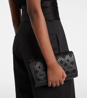 CHRISTIAN LOUBOUTIN Paloma Leather Wallet On Chain
