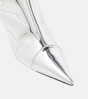 Alexandre Vauthier Alex 105 Metallic Knee-high Boots - Silver