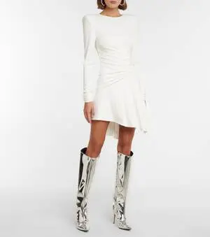 Alexandre Vauthier Alex 105 Metallic Knee-high Boots - Silver