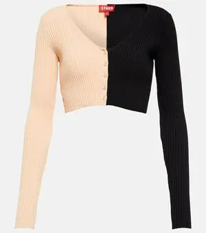 Staud Manon Cropped Cardigan