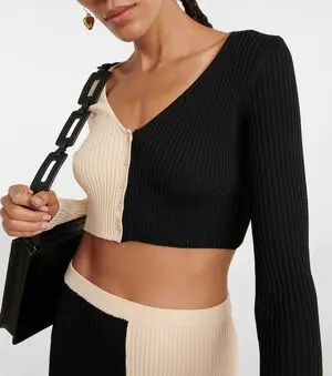 Staud Manon Cropped Cardigan