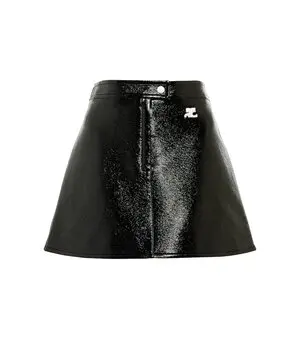Courreges Black Wash Skirts