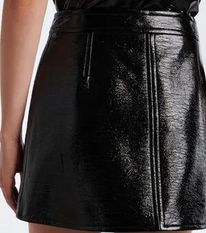 COURREGES Courrèges Logo Miniskirt - Black