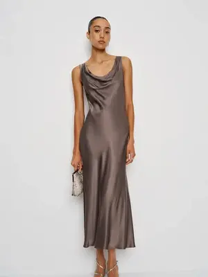 REFORMATION Bryn Silk Midi Dress