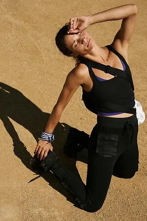 Free People Trail Leggings - Black