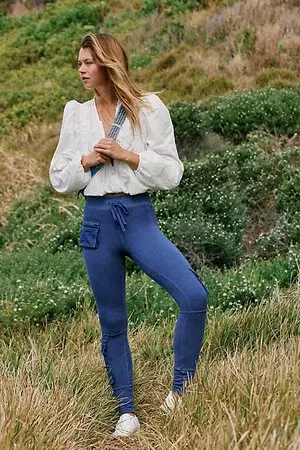 Free People Trail Leggings Blue
