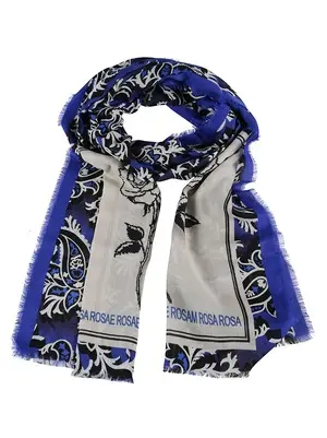 Etro Printed Fringed Edge Scarf