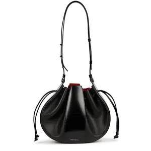 MANSUR GAVRIEL Lilium Small Blush Leather Bucket Bag