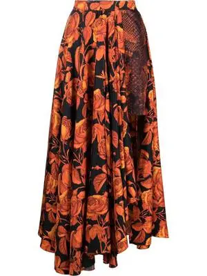 Roberto Cavalli Draped Skirts