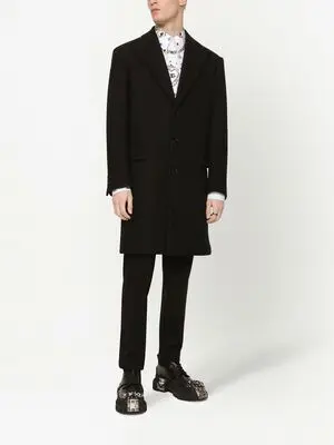 Dolce & Gabbana Single-breasted Wool Coat