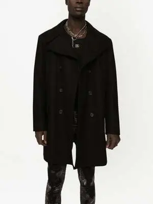 Dolce & Gabbana Double-breasted Wool Pea Coat
