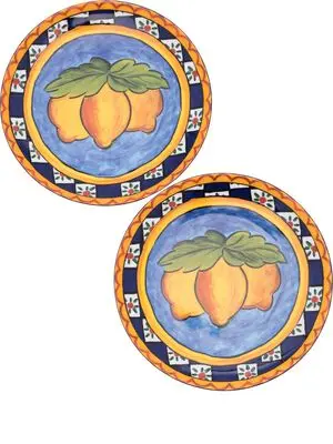 Dolce & Gabbana Carretto Siciliano Bread Plates - Blue