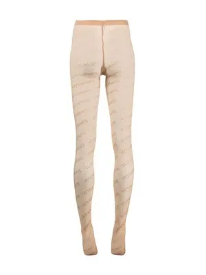 Vetements Logo-print Sei-sheer Tights
