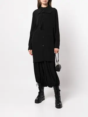 Y’s Cropped Tapered-leg Trousers