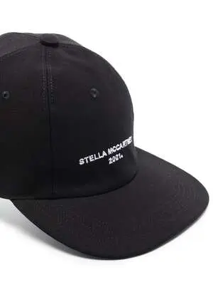 Stella McCartney Logo-embroidered Baseball Cap - Black