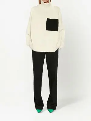 JW Anderson Patch-pocket Roll-neck Jumper