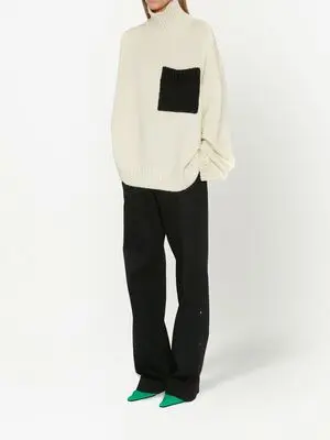 JW Anderson Patch-pocket Roll-neck Jumper