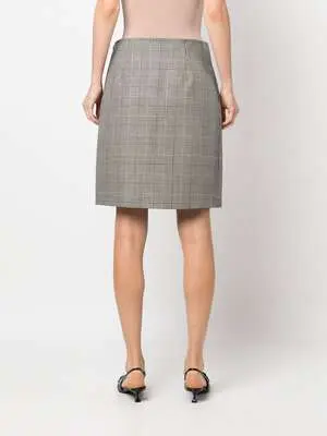 Ralph Lauren Prince Of Wales Check-print Skirt