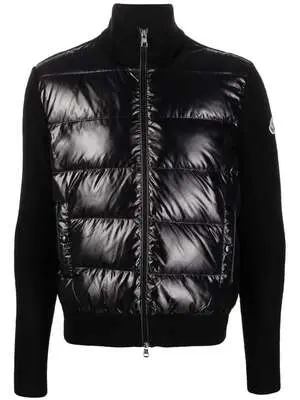 Moncler Zip-fastening Padded Jacket - Black