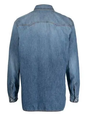 Nick Fouquet Press-stud Fastening Denim Shirt