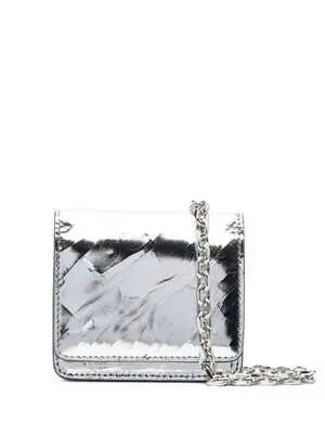 MAISON MARGIELA Broken Mirror Cross Body Bag - Silver