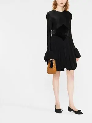 Rabanne Panelled Flare Dress