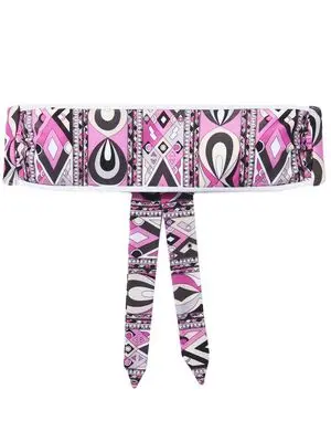 Emilio Pucci Graphic-print Bikini Top - Pink