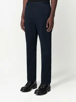 Burberry Embroidered Monogram Straight-leg Trousers