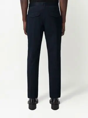 Burberry Embroidered Monogram Straight-leg Trousers