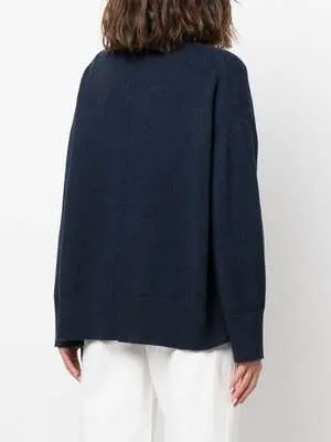 BARRIE Iconic Cashmere Pullover - Blue