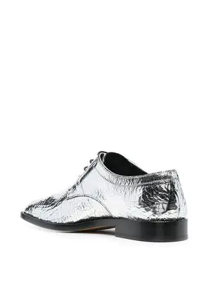 MAISON MARGIELA Tabi Brocken Mirror Brogues - Silver